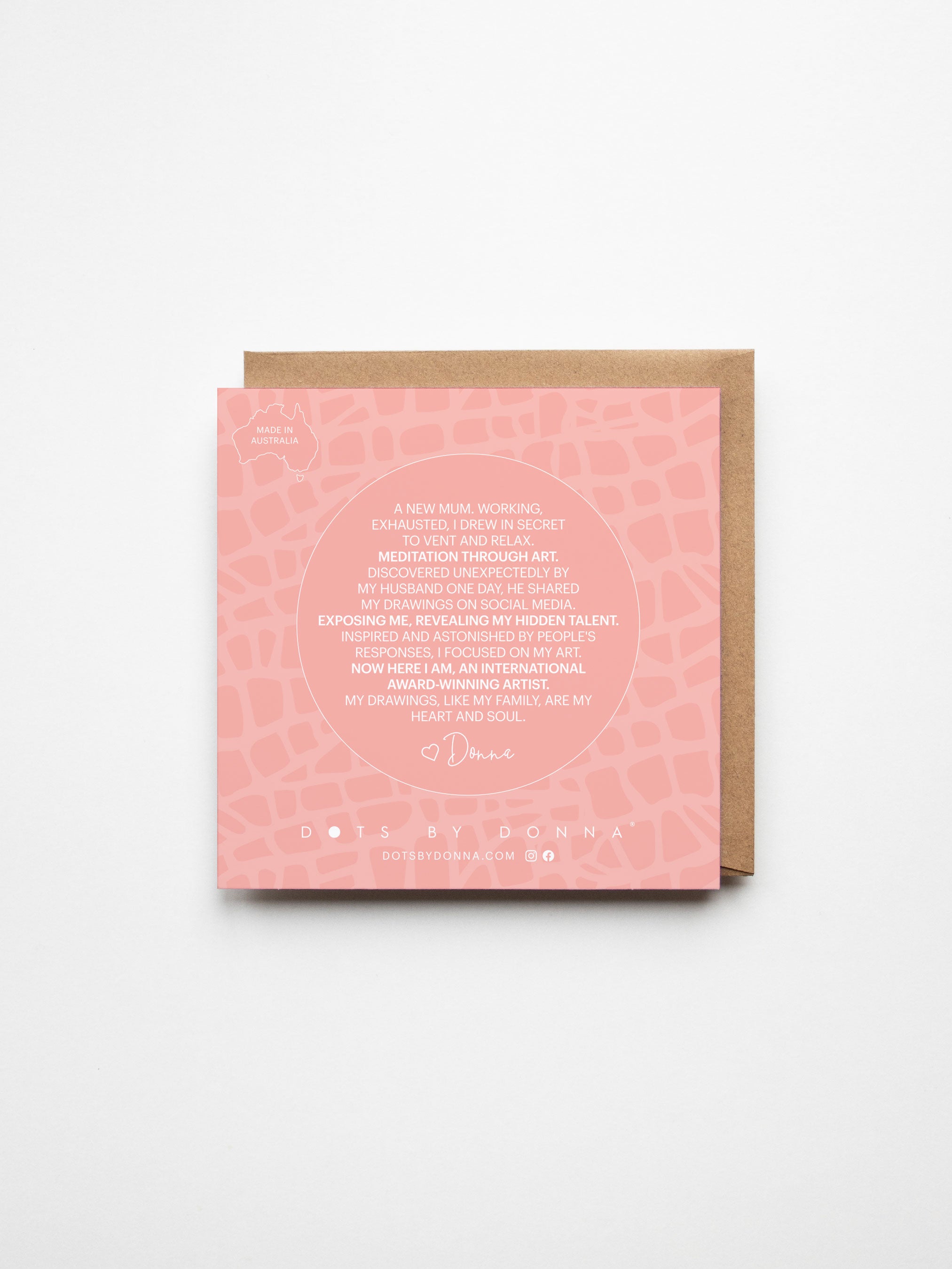 Ethan the Elephant Greeting Card – Dots by Donna